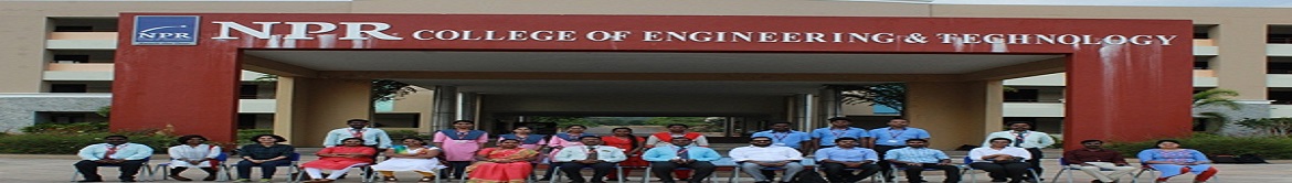 NPR College of Engineering and Technology: 2026 Admissions, Fees ...